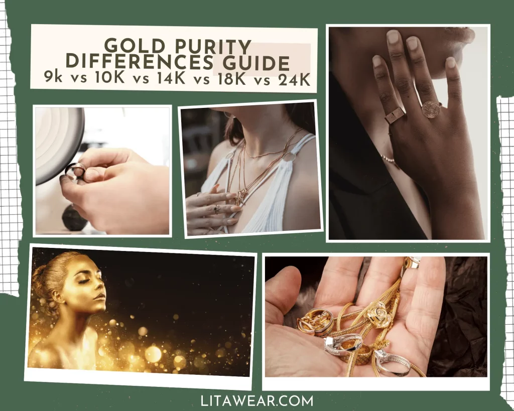 Gold Purity Comparison Guide: 10K,14K,18K,22K,24K – Litawear.com Jewelry & Fashion